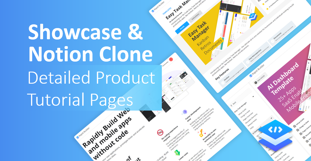 Showcase And Notion Clone Template | Bubble